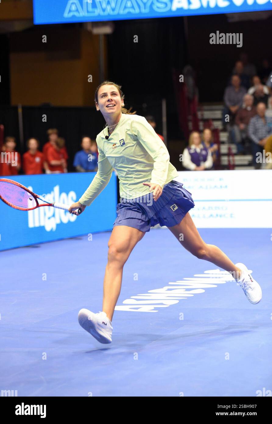 Emma Navarro at a public appearance for Stars Servin' Up Love Celebrity ...