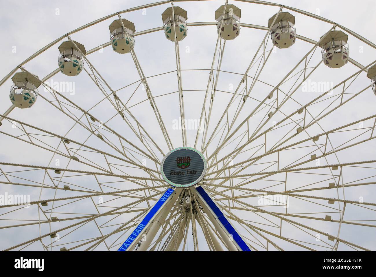 Columbus, Ohio, USA - 5 August 2023: This giant observation ferris ...