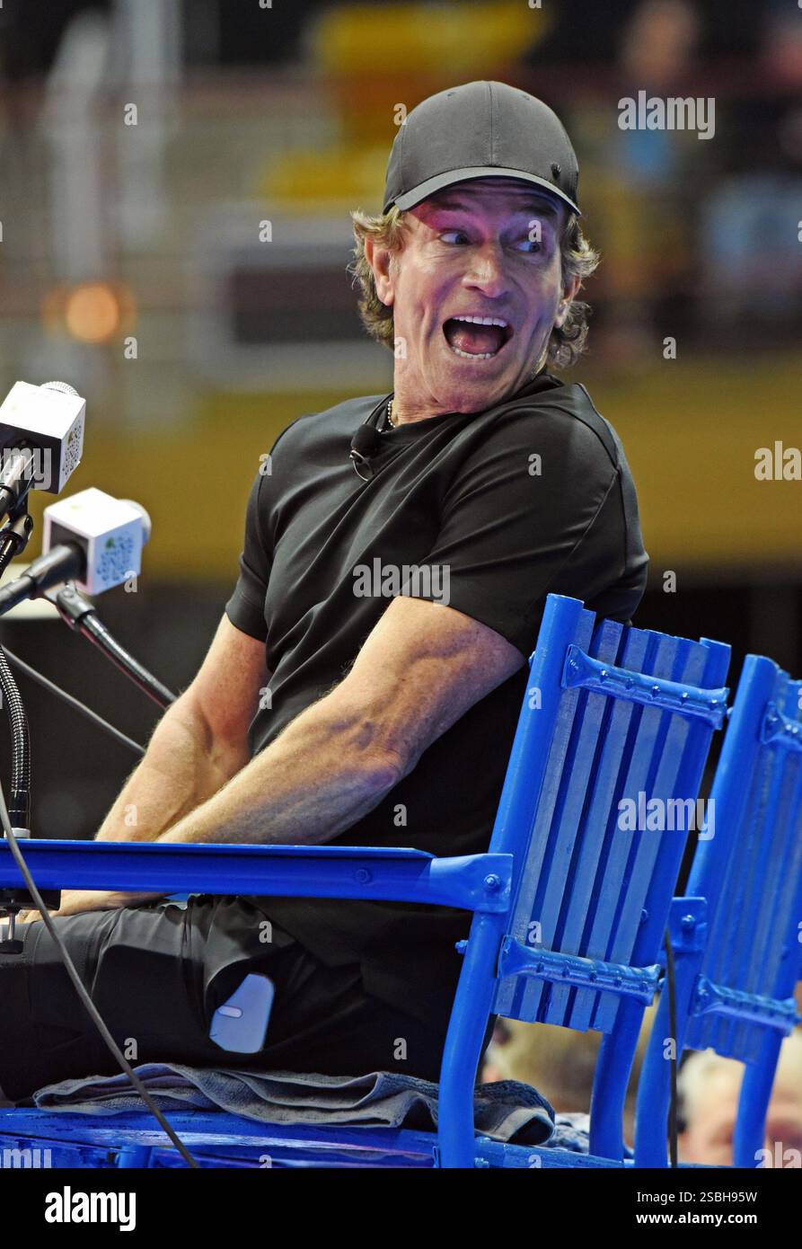 Asheville, South Carolina, USA. 02nd Feb, 2025. Jeff Probst at a public ...