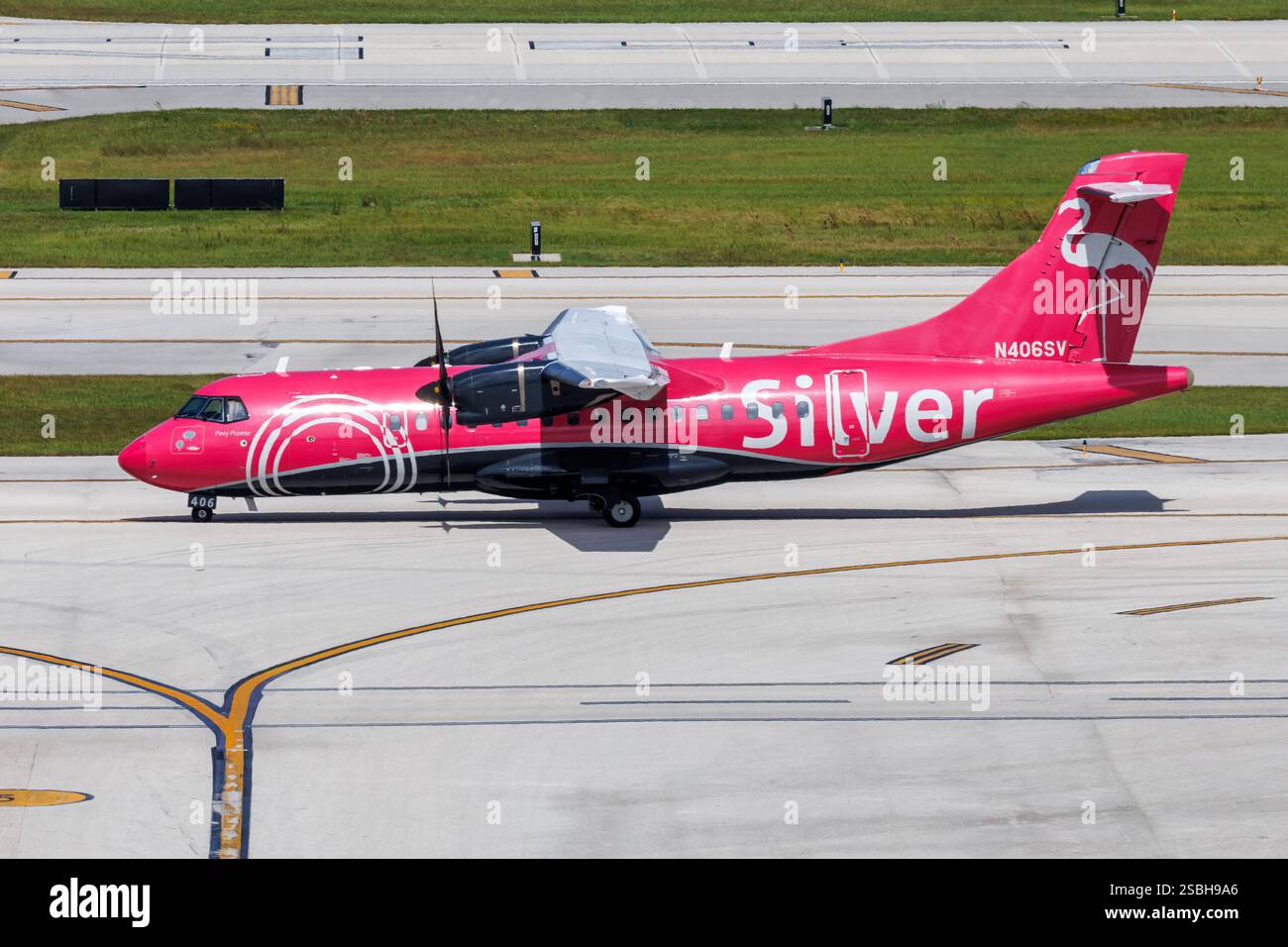 Fort Lauderdale, United States - October 20, 2024: Silver Airways ATR ...