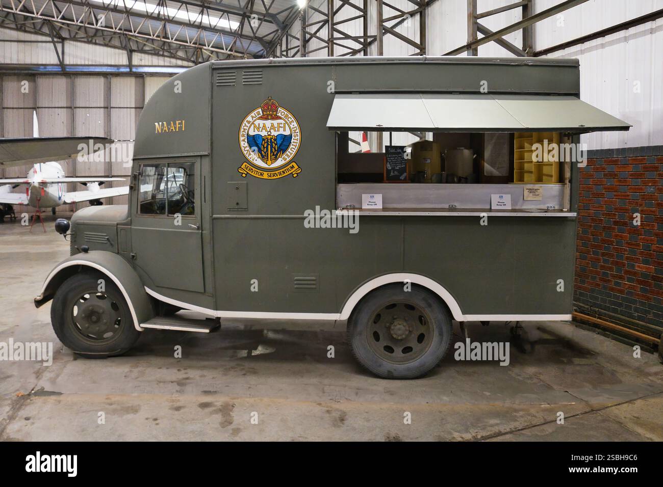 NAAFI Wagon, a mobile canteenbuilt by Austin Motor, one of many World ...