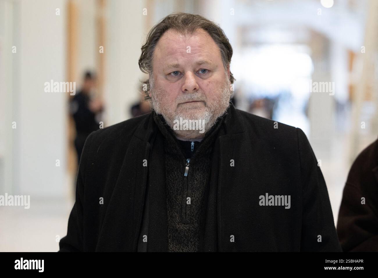 Paris, France. 03rd Feb, 2025. French director Christophe Ruggia leaves ...