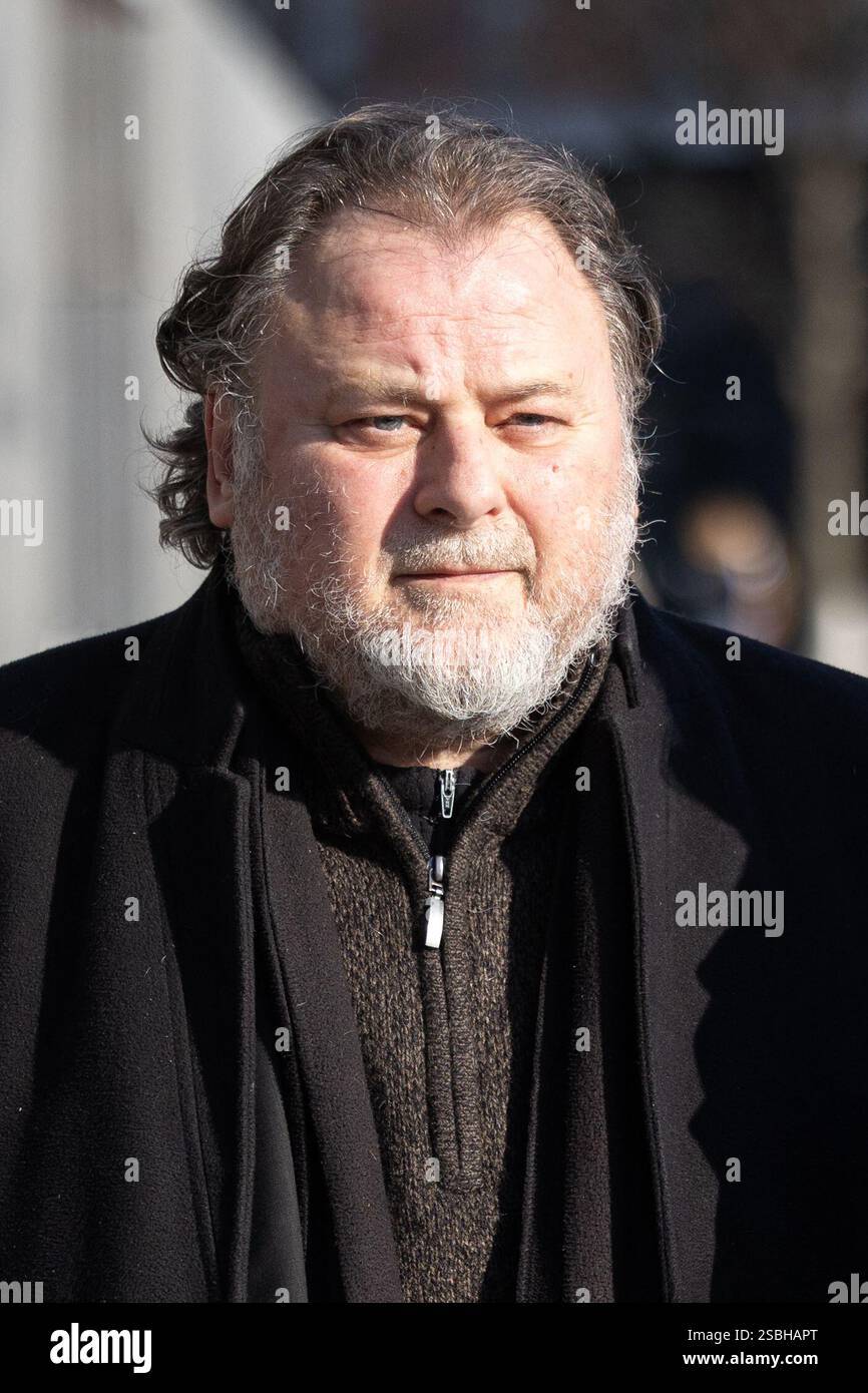 Paris, France. 03rd Feb, 2025. French director Christophe Ruggia leaves ...