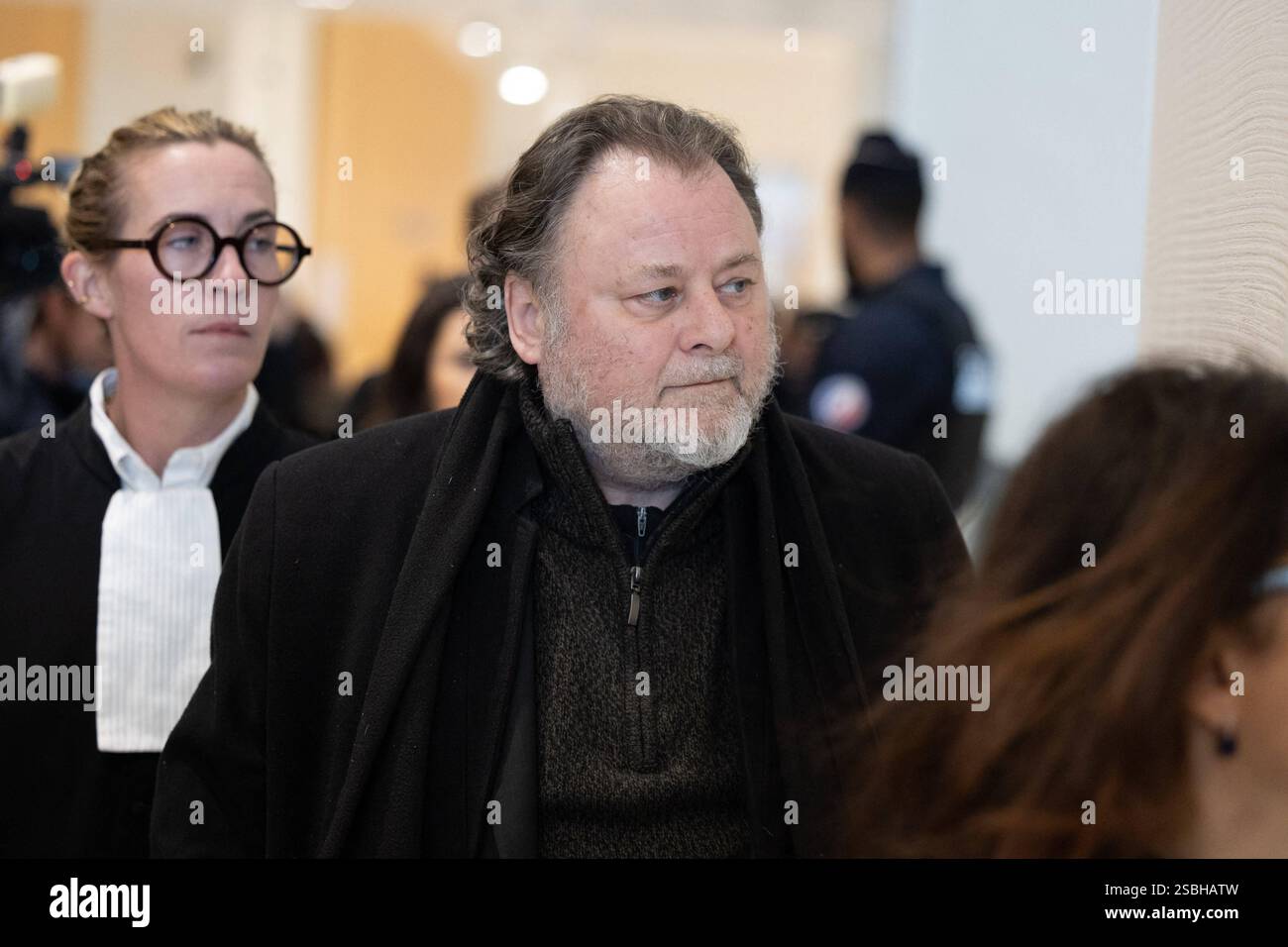 French director Christophe Ruggia arrives for judgement in his trial ...