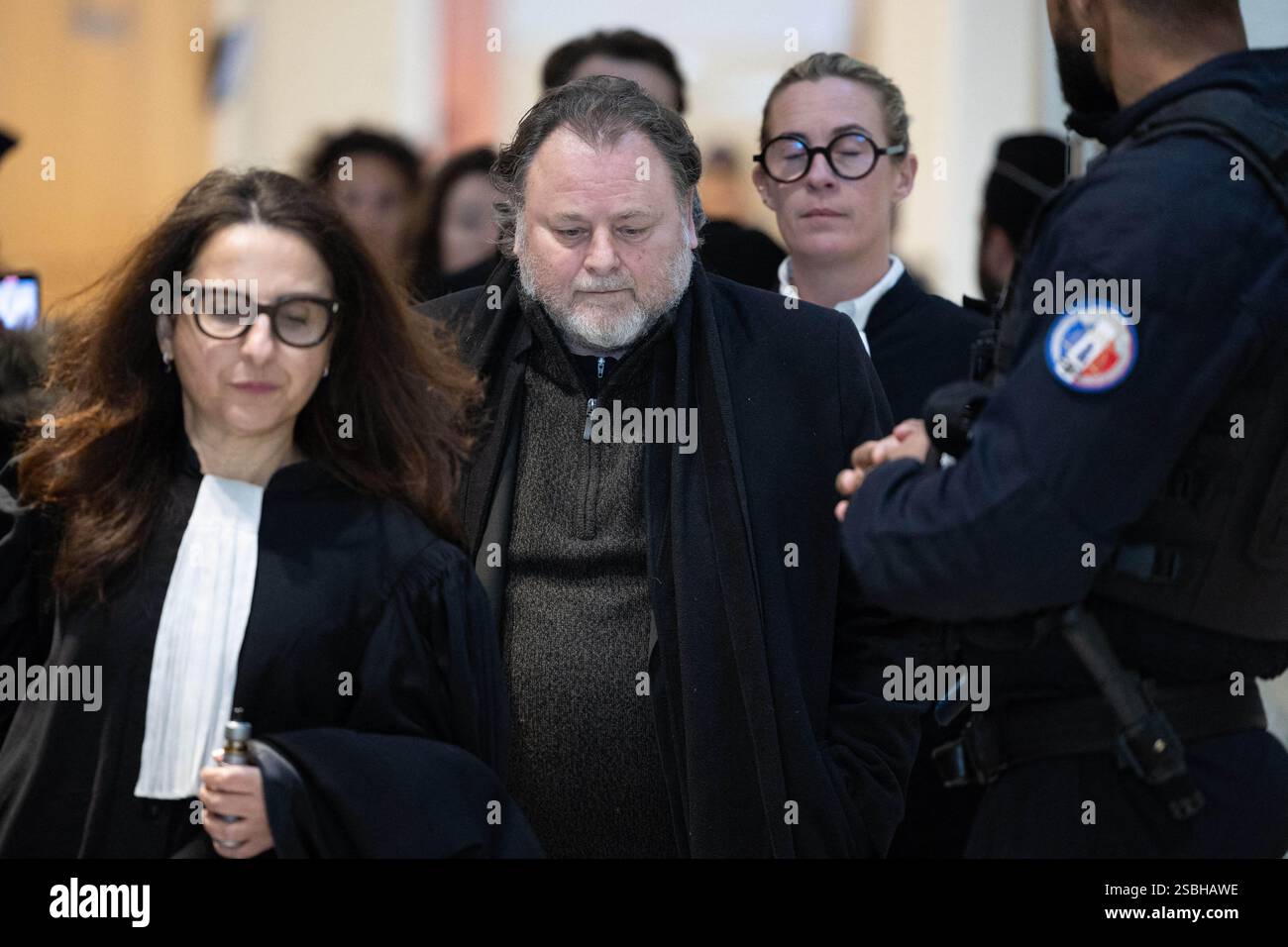 Paris, France. 03rd Feb, 2025. French director Christophe Ruggia ...