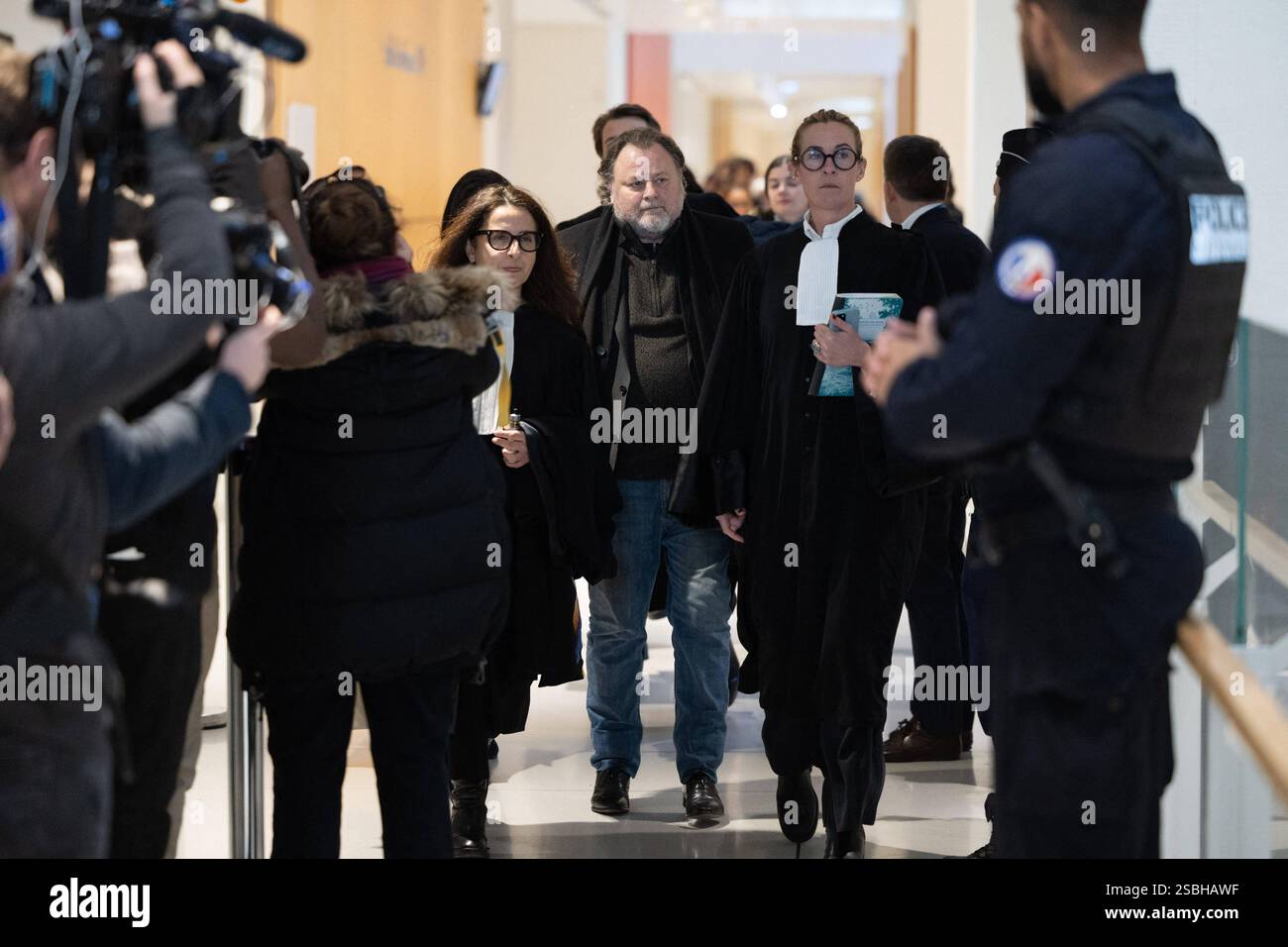 Paris, France. 03rd Feb, 2025. French director Christophe Ruggia ...