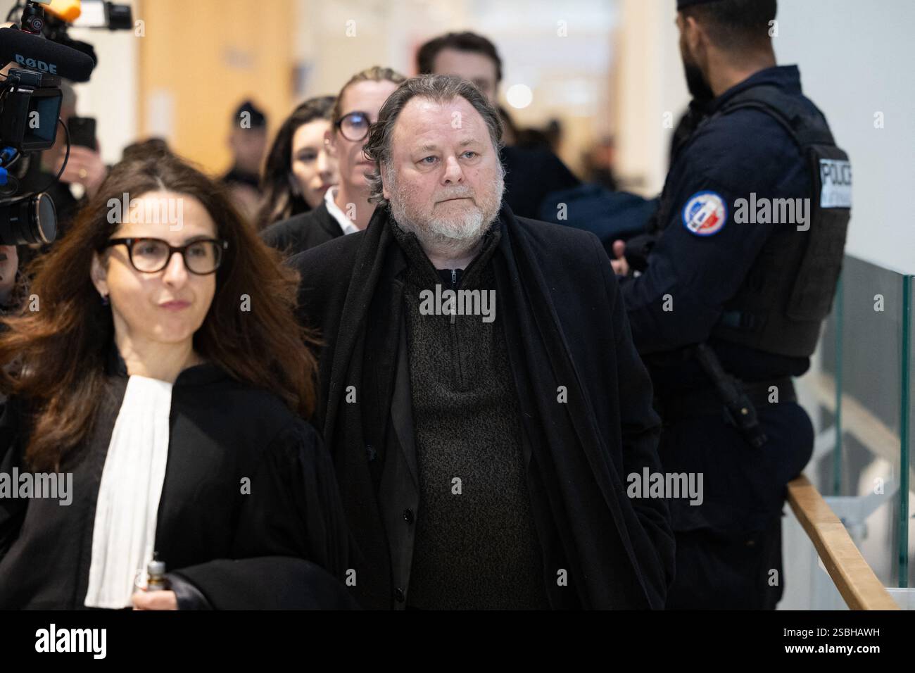 French director Christophe Ruggia arrives for judgement in his trial ...