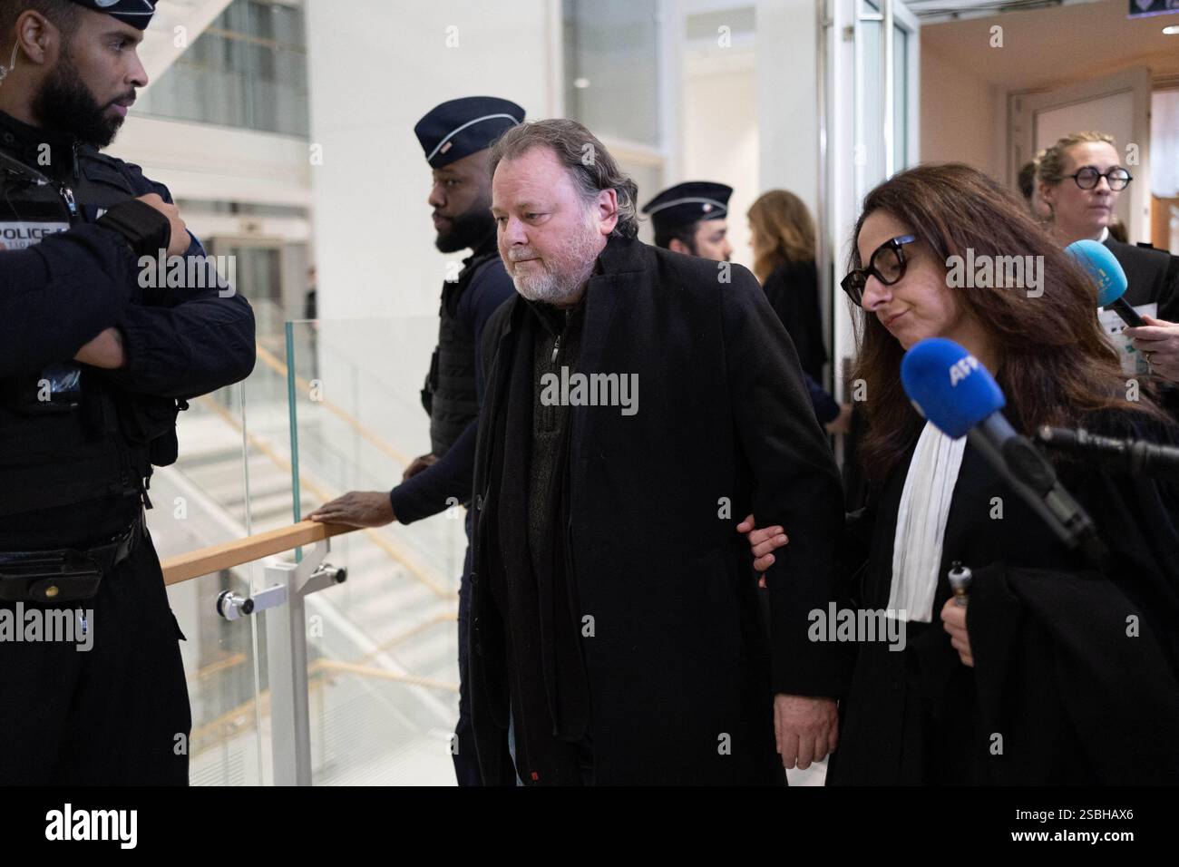 French director Christophe Ruggia leaves after he was judged in his ...