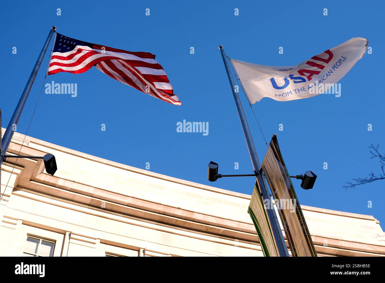 The U.S. Agency for International Development, or USAID, is pictured ...