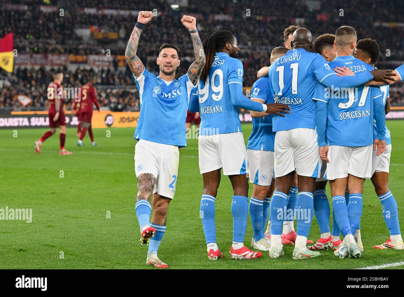 Rome, Italy. 02nd Feb, 2025. Olimpico Stadium, Rome, Italy - Matteo ...