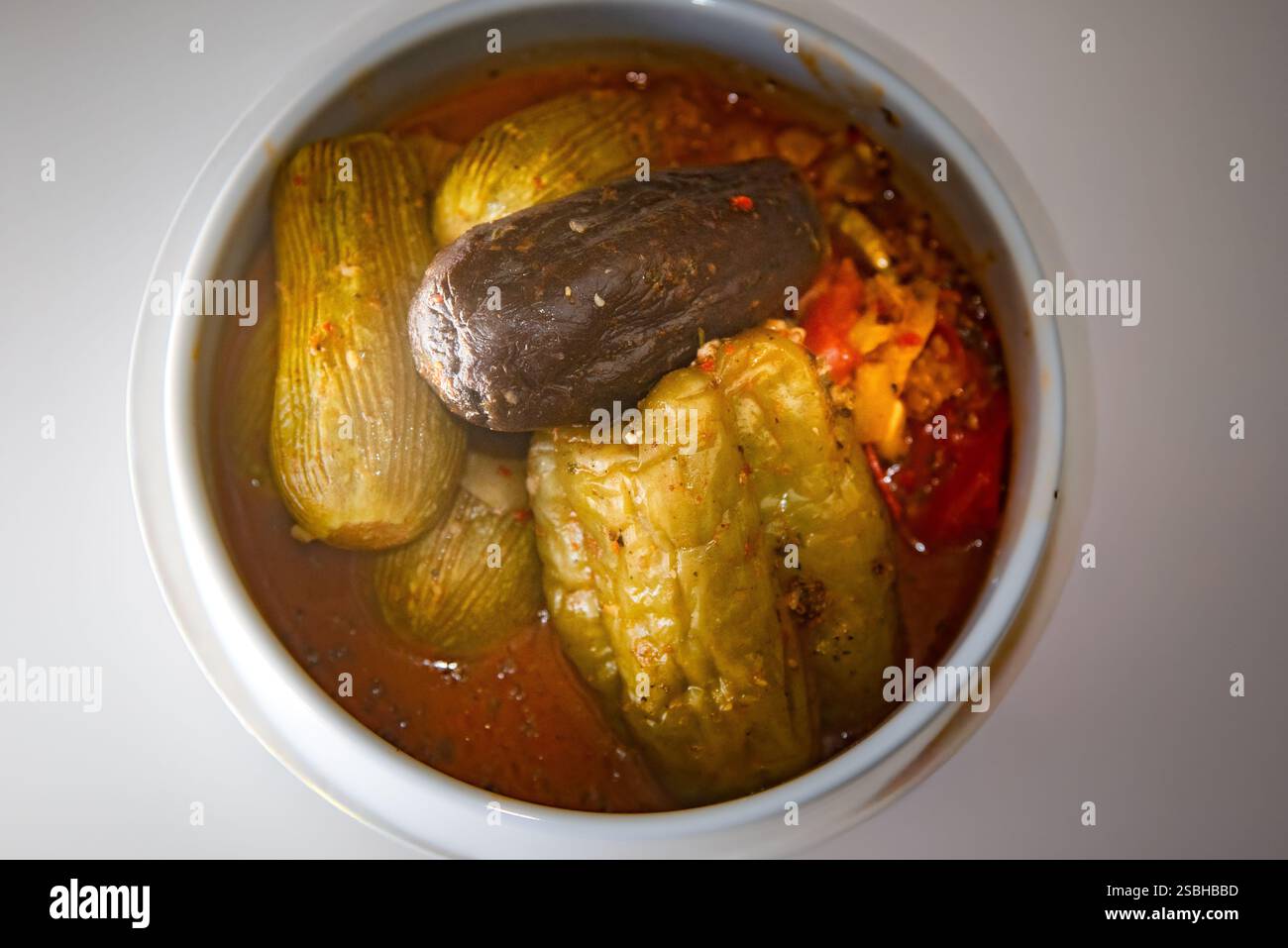 Stuffed zucchini, Middle Eastern style. Kousa Mahshi Lebanese Stuffed ...