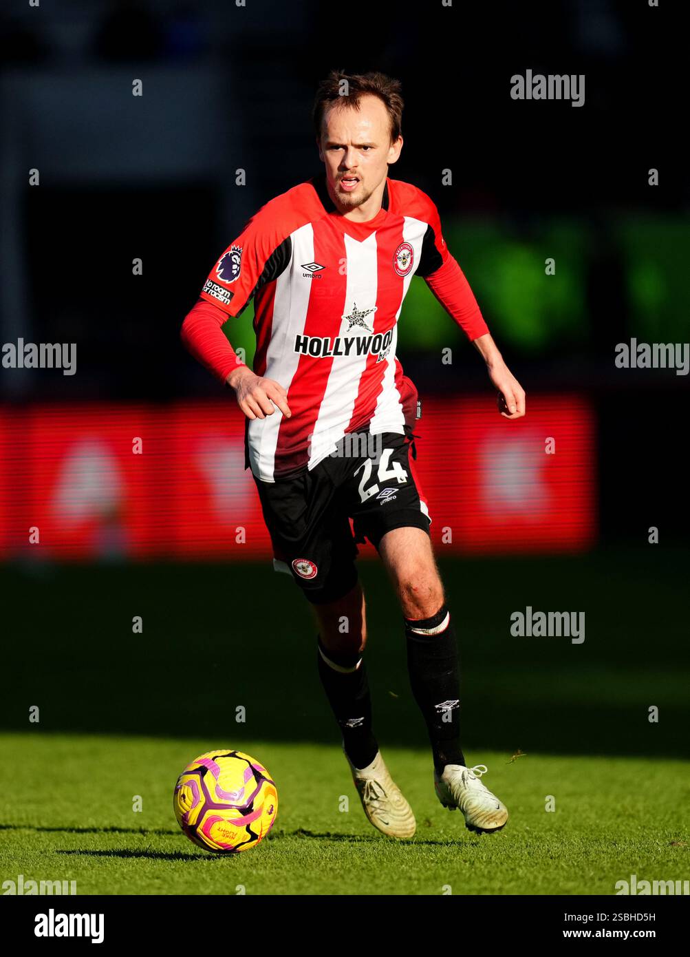Brentford's Mikkel Damsgaard during the Premier League match at the ...