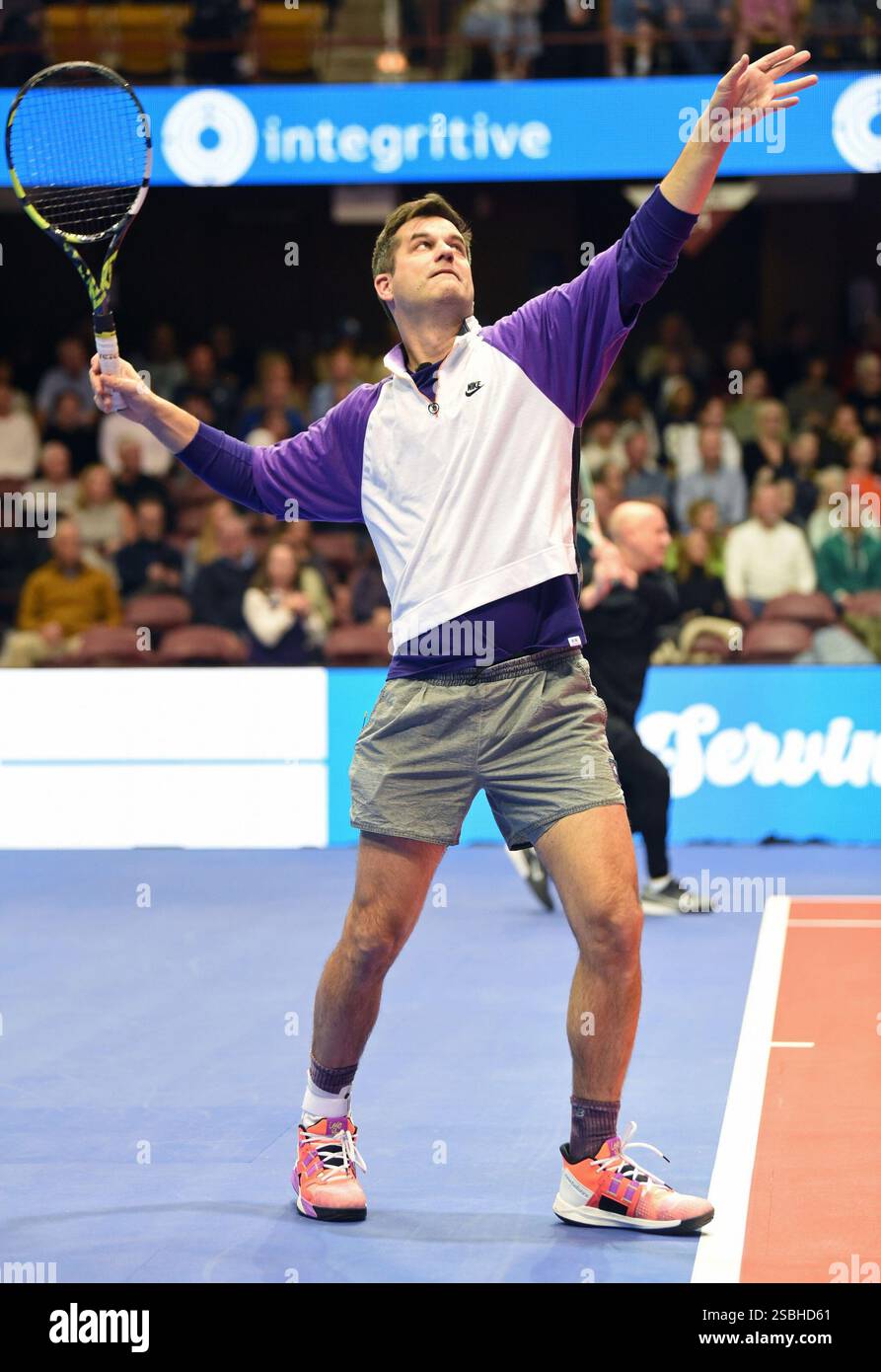 Michael Kosta at a public appearance for Stars Servin' Up Love ...