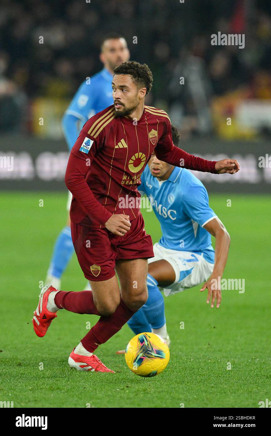 Rome, Italy. 02nd Feb, 2025. Olimpico Stadium, Rome, Italy - Devyne ...