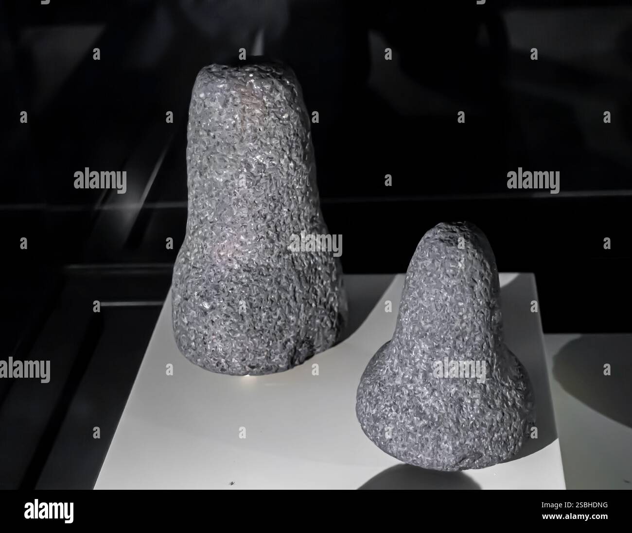 Basalt pestles. Neolithic B (mid PPNB) Çayönü Tepesi Neolithic ...