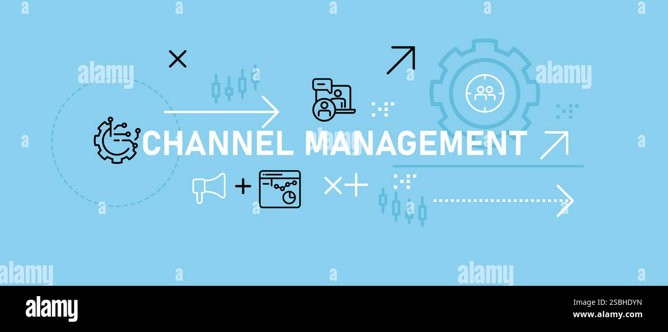 Channel Management conceptual company distribution management social ...