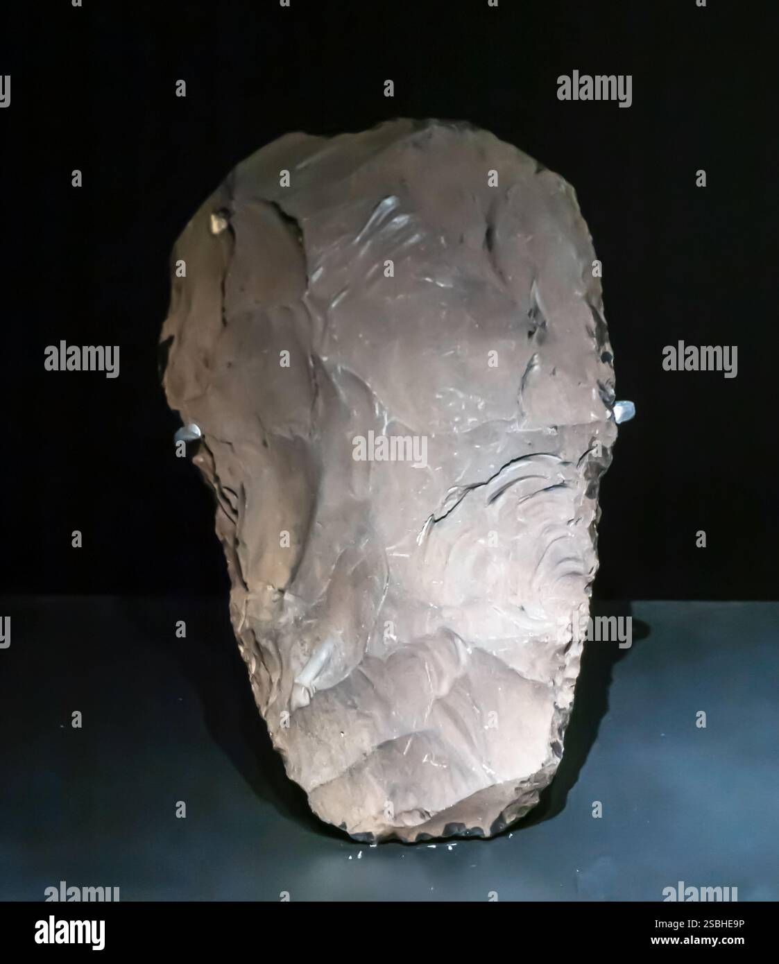 Obsidian tools, biface, gurgurbaba tepesi hill, lower paleolithic Stock ...