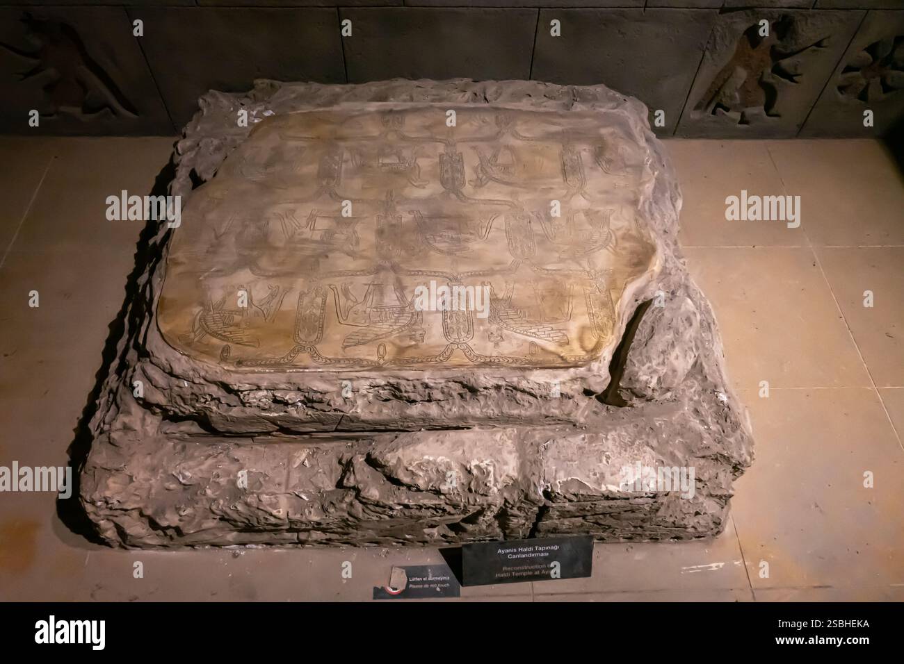 Reconstruction of Haldi temple in Ayanis, Urartu, Van Archeological ...