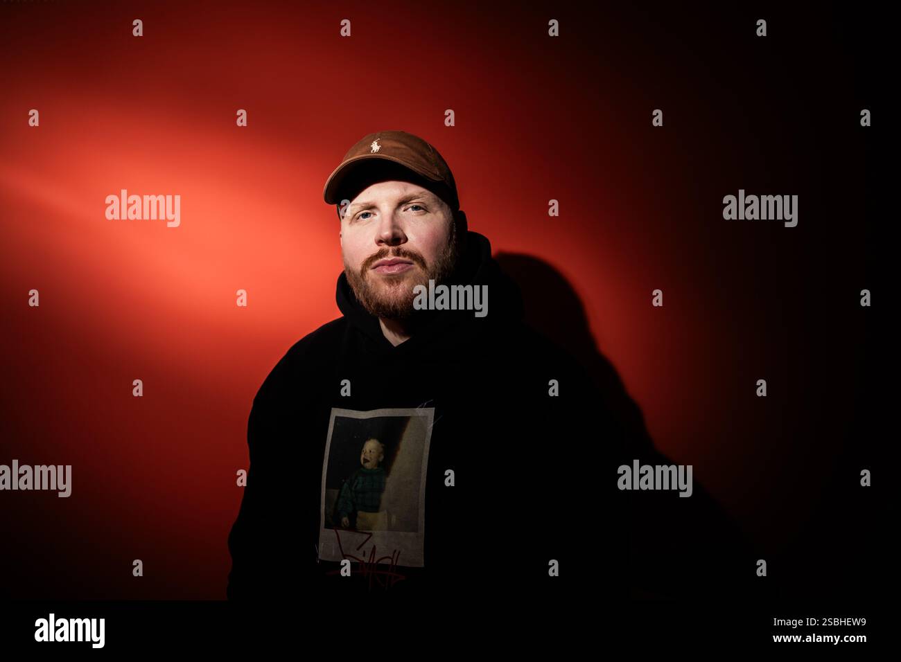 Berlin, Germany. 03rd Feb, 2025. Rapper Finch recorded during an ...