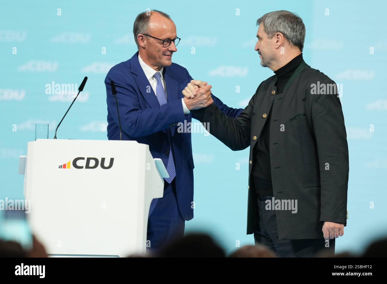 37.Bundesparteitag der CDU Deutschlands Kanzlerkandidat Friedrich Merz ...
