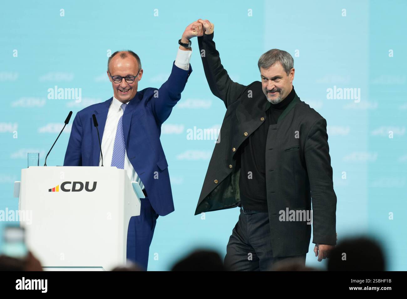 37.Bundesparteitag der CDU Deutschlands Kanzlerkandidat Friedrich Merz ...