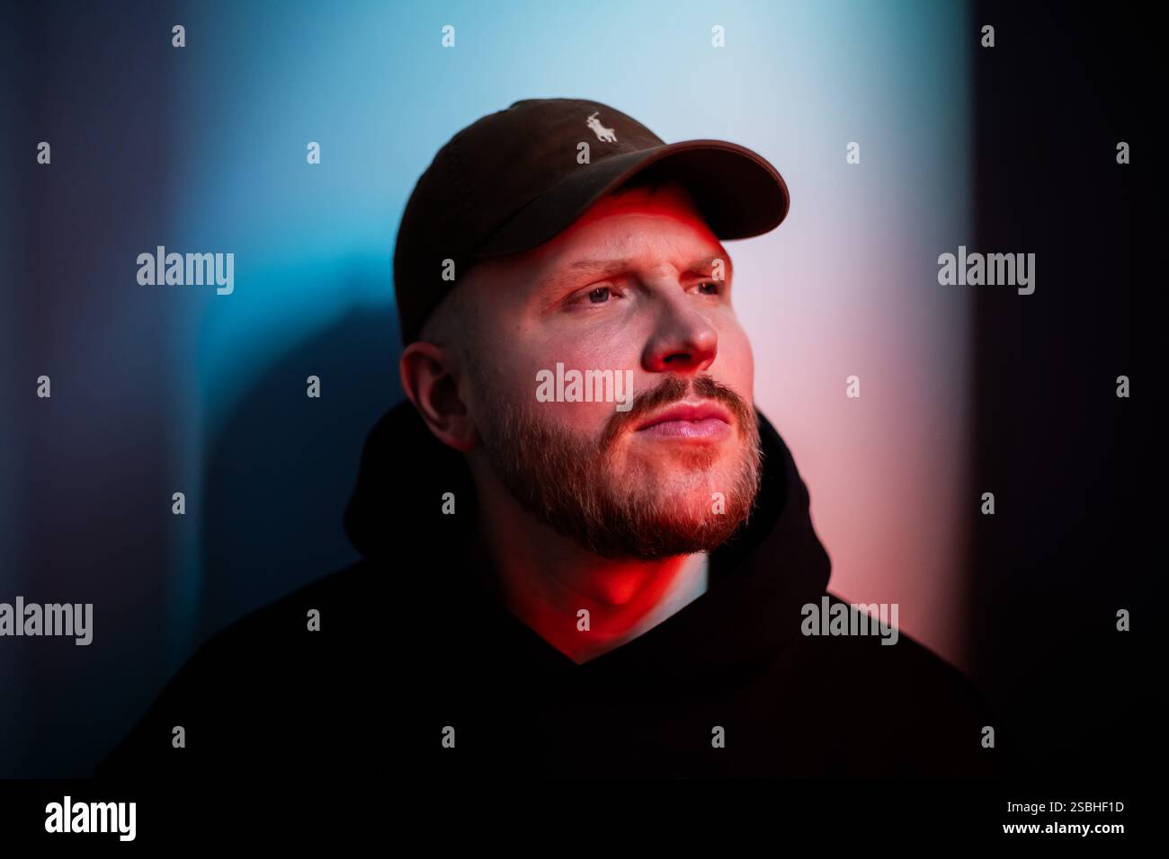 Berlin, Germany. 03rd Feb, 2025. Rapper Finch recorded during an ...