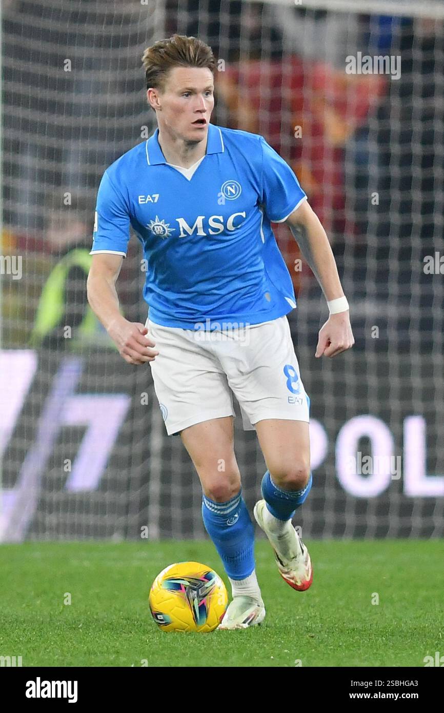 Rome, Lazio. 02nd Feb, 2025. Scott Mc Tominay of SSC Napoli during the ...