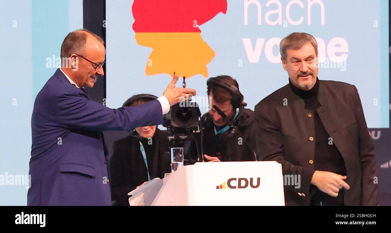 Bundestagswahl CDU Parteitag 03.02.2025, Germany, Berlin, Messe Berlin ...