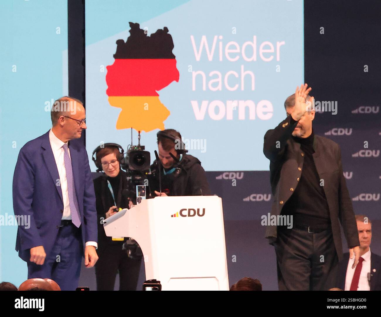 Bundestagswahl CDU Parteitag 03.02.2025, Germany, Berlin, Messe Berlin ...