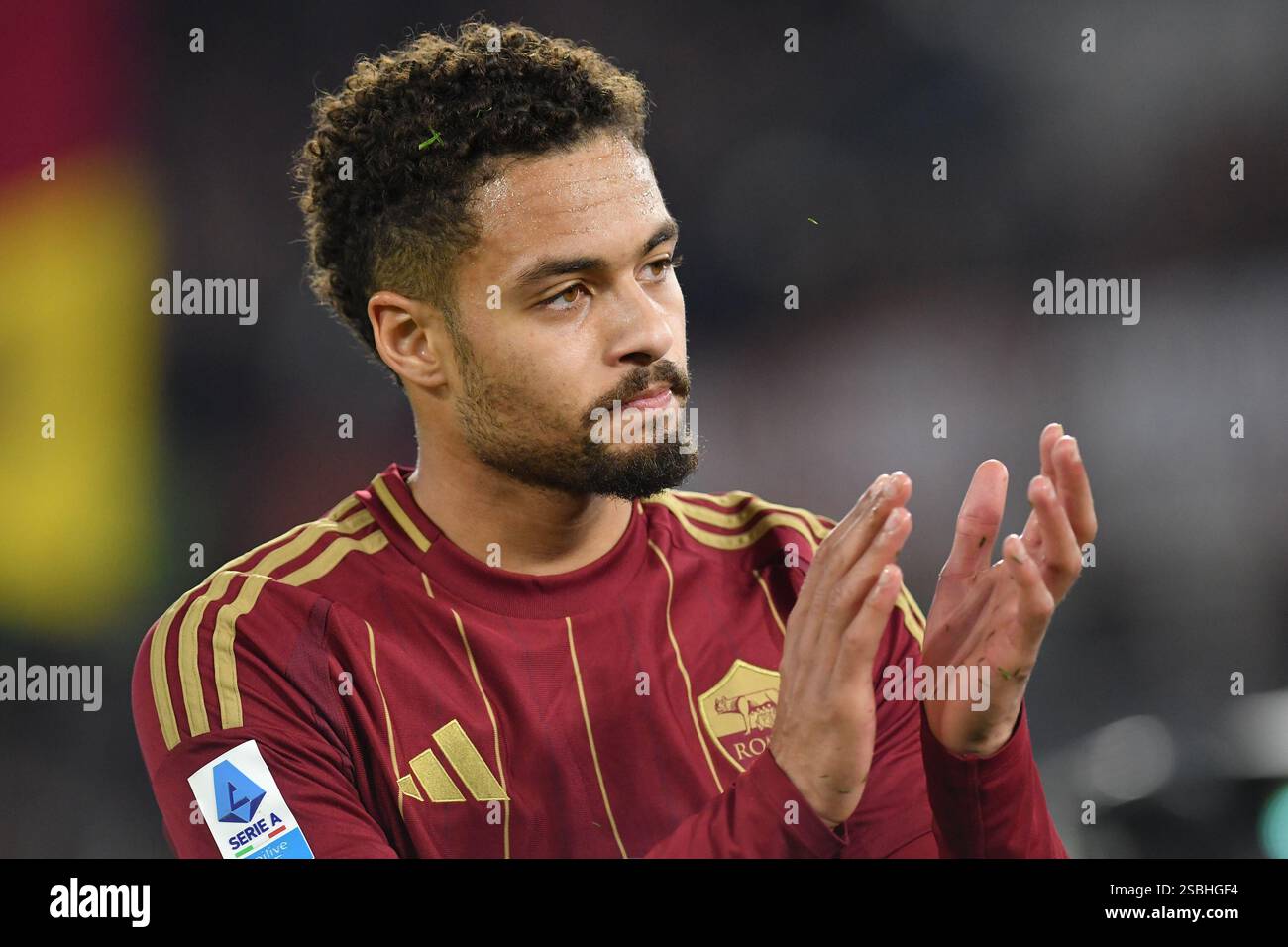 Rome, Lazio. 02nd Feb, 2025. Devyne Rensch of AS Roma during the Serie ...
