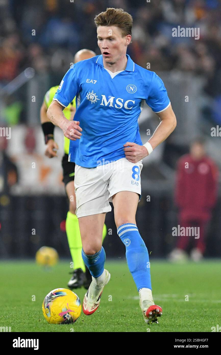 Rome, Lazio. 02nd Feb, 2025. Scott Mc Tominay of SSC Napoli during the ...