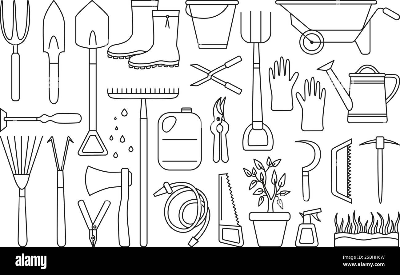 Shoes boots flower plant Stock Vector Images - Alamy