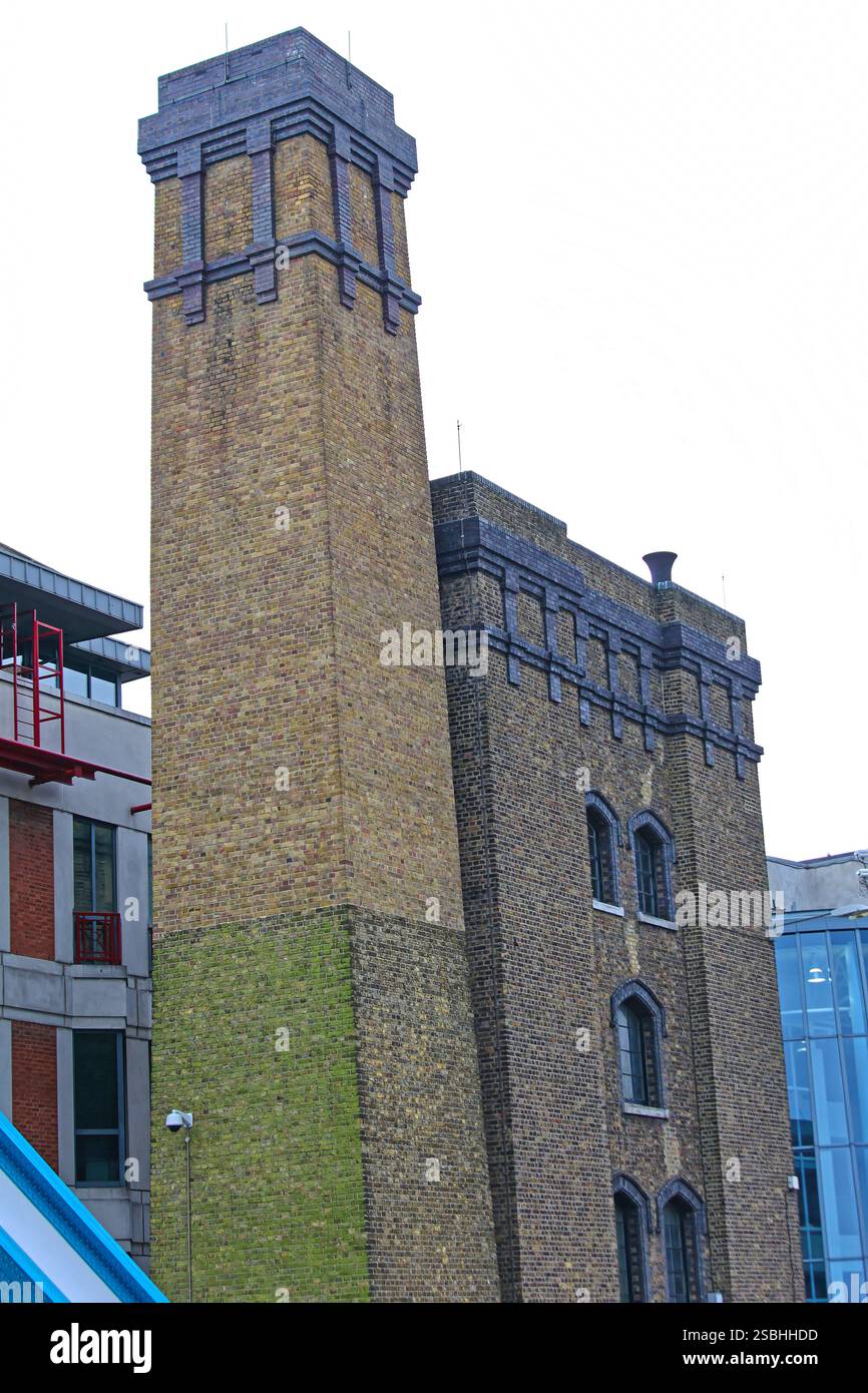 Chimney Stack Accumulator Tower Bridge Road in London United Kingdom ...