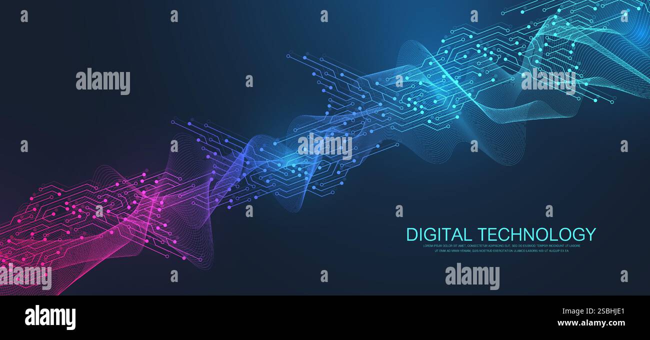 Digital tech motherboard texture design. Software coding. Technology ...