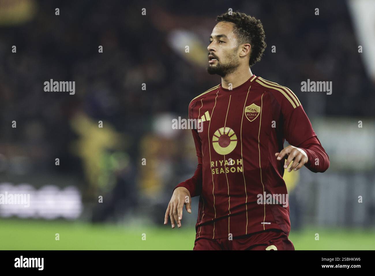 Rome, Italy. 02nd Feb, 2025. Romaâ??s Dutch defender Devyne Rensch ...