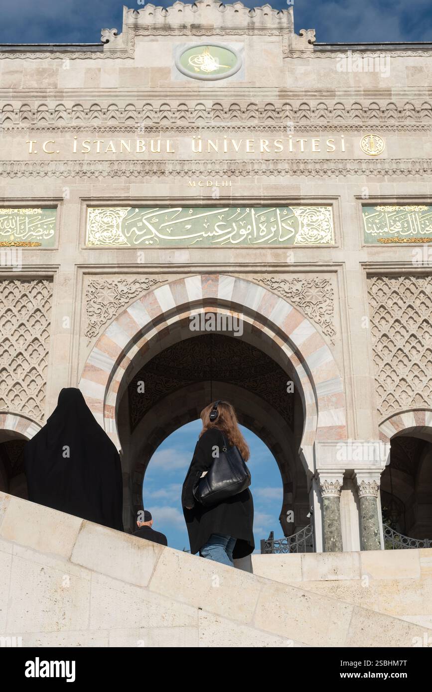 Istanbul, Turkey. January 9th 2025 Main entrance gate of Istanbul ...