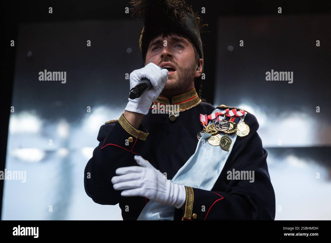 Copenhagen, Denmark. 10th June, 2024. Malte Ebert performs on the stage ...