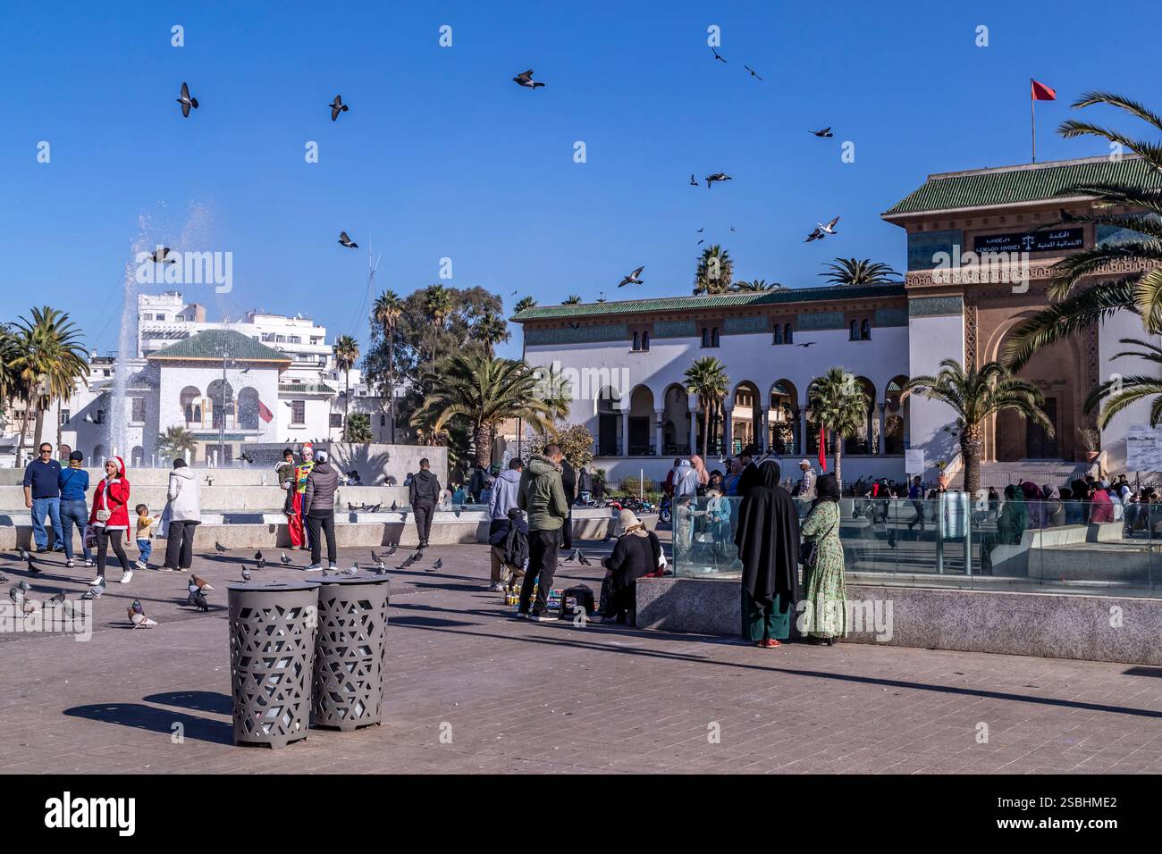 Mohamed V Square in Casablanca, Moroco Stock Photo - Alamy