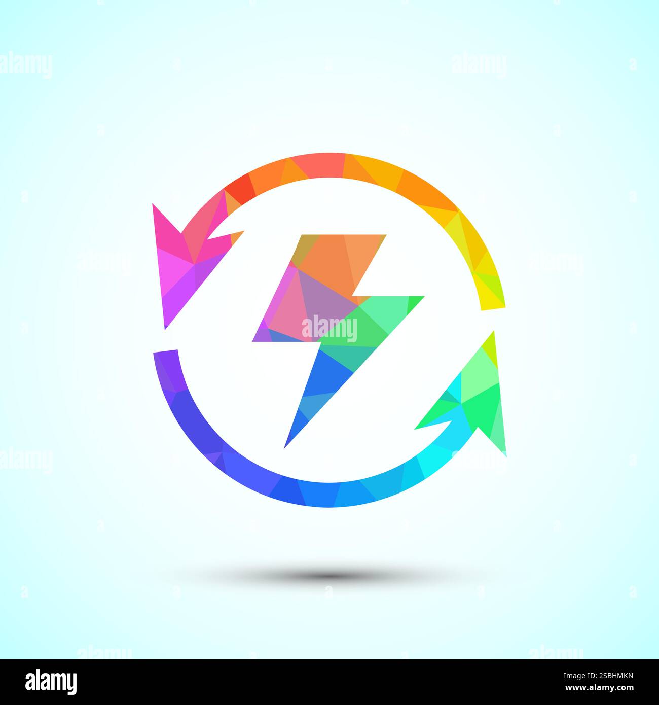 Renewable energy icon design illustration. Renewable power sign symbol ...