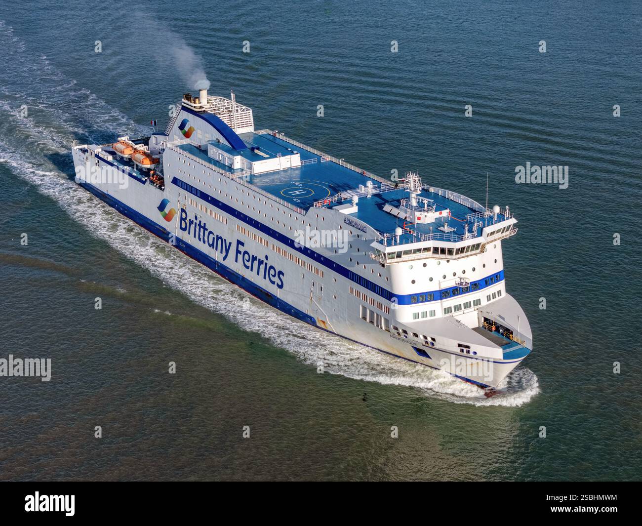 The French cross-Channel ferry Armorique is operated on routes between ...