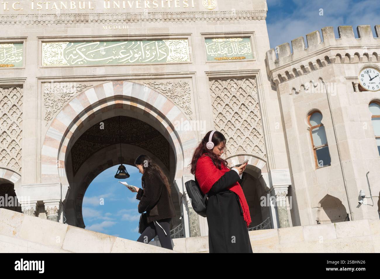 Istanbul, Turkey. January 9th 2025 Main entrance gate of Istanbul ...