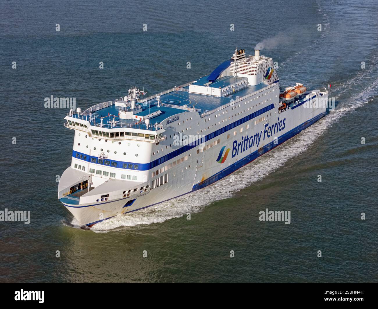 The French cross-Channel ferry Armorique is operated on routes between ...
