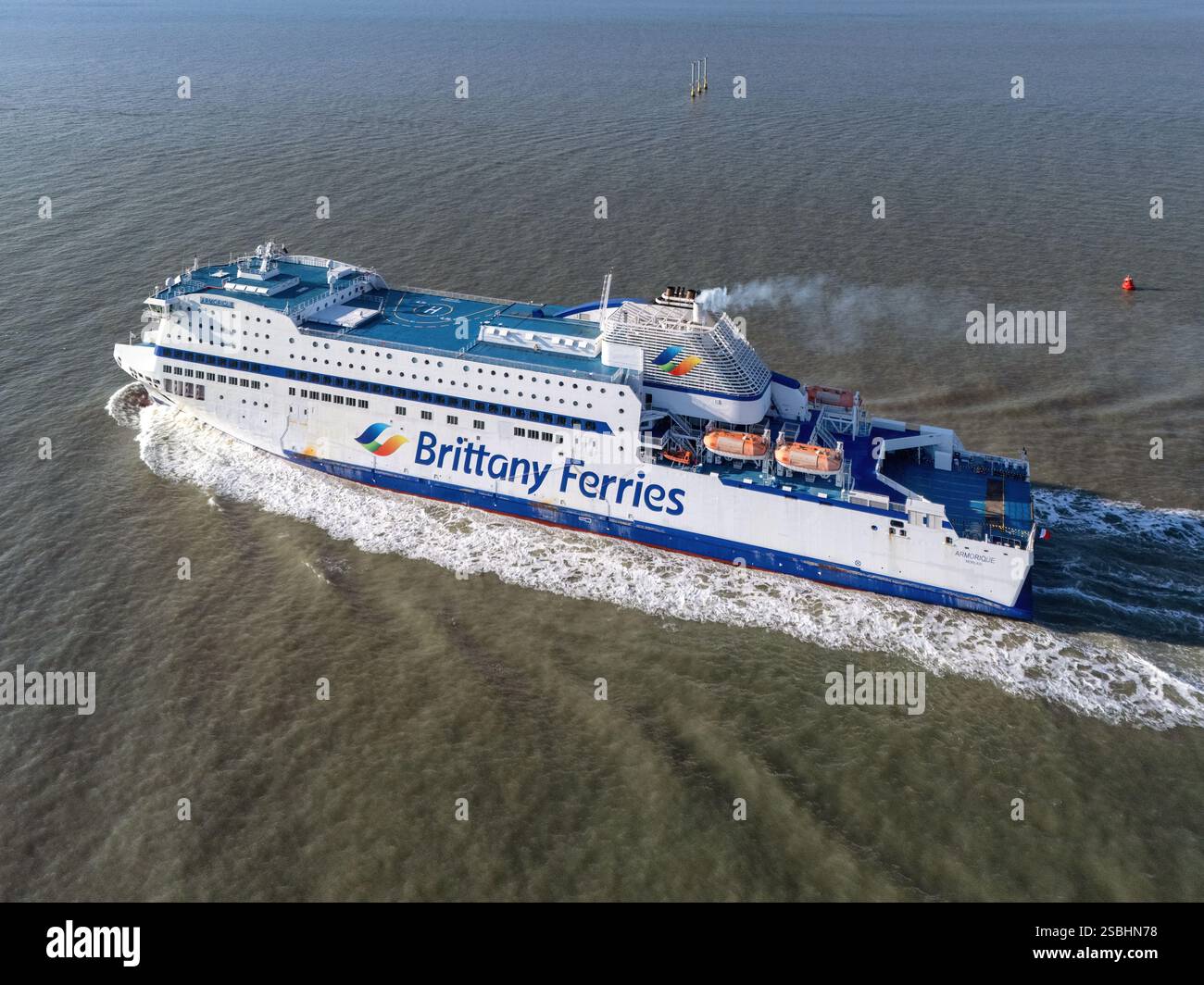 The French cross-Channel ferry Armorique is operated on routes between ...