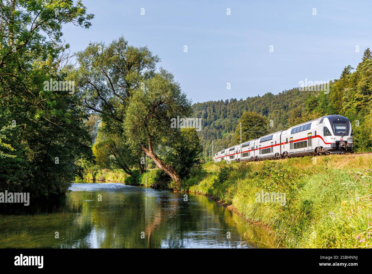 Sulz, Germany - August 23, 2024: IC2 train of Deutsche Bahn DB from ...