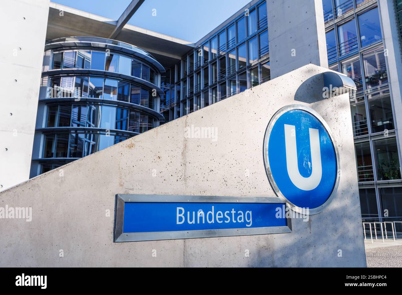 Berlin, Germany - September 22, 2024: Entrance to Metro U-Bahn ...