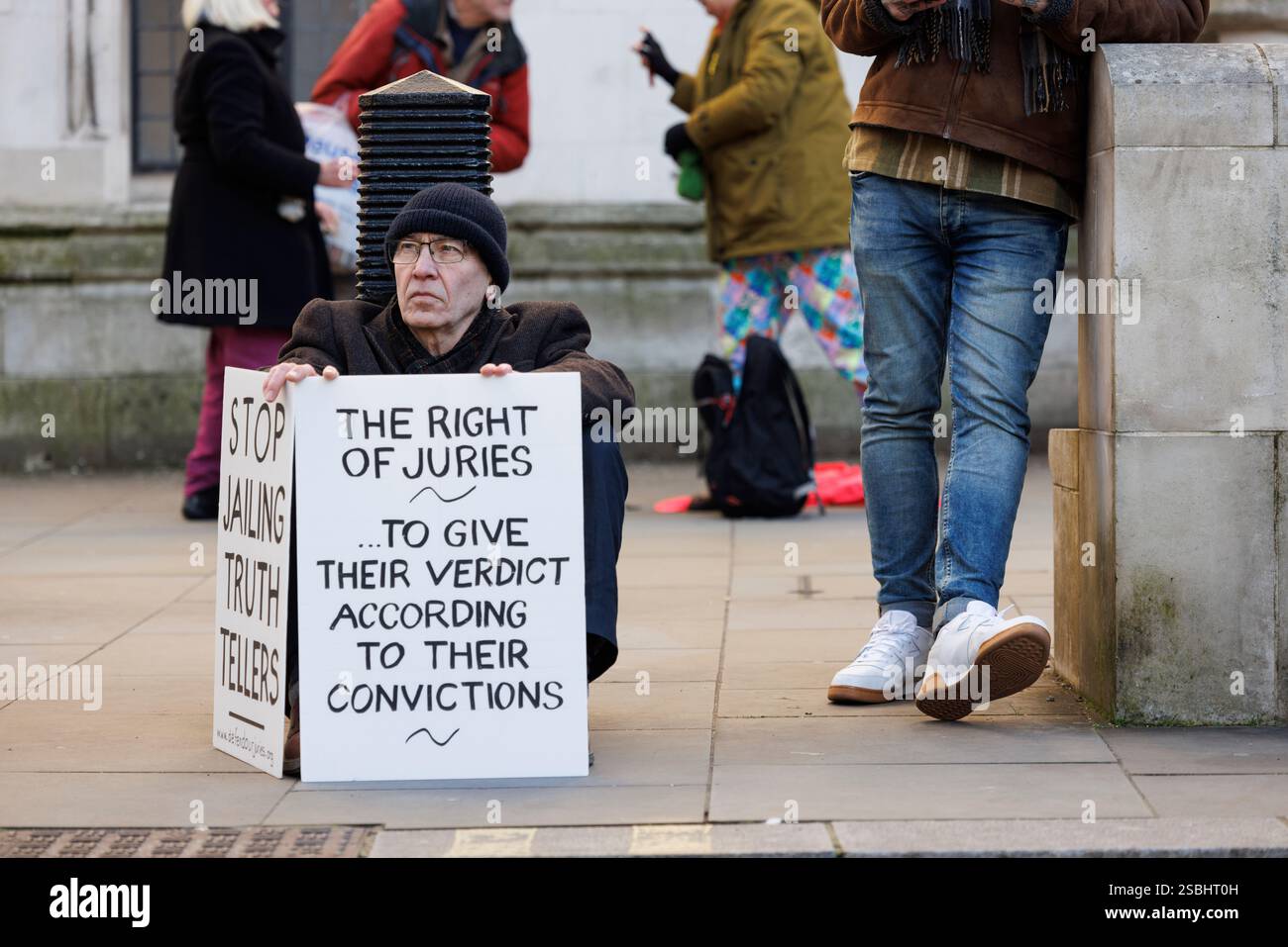 Defendant in climate protest trial hi-res stock photography and images ...