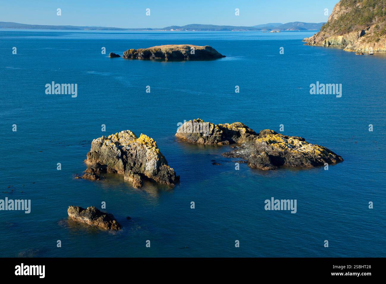Urchin Rocks and Northwest Island from Rosario Head Trail, Deception ...