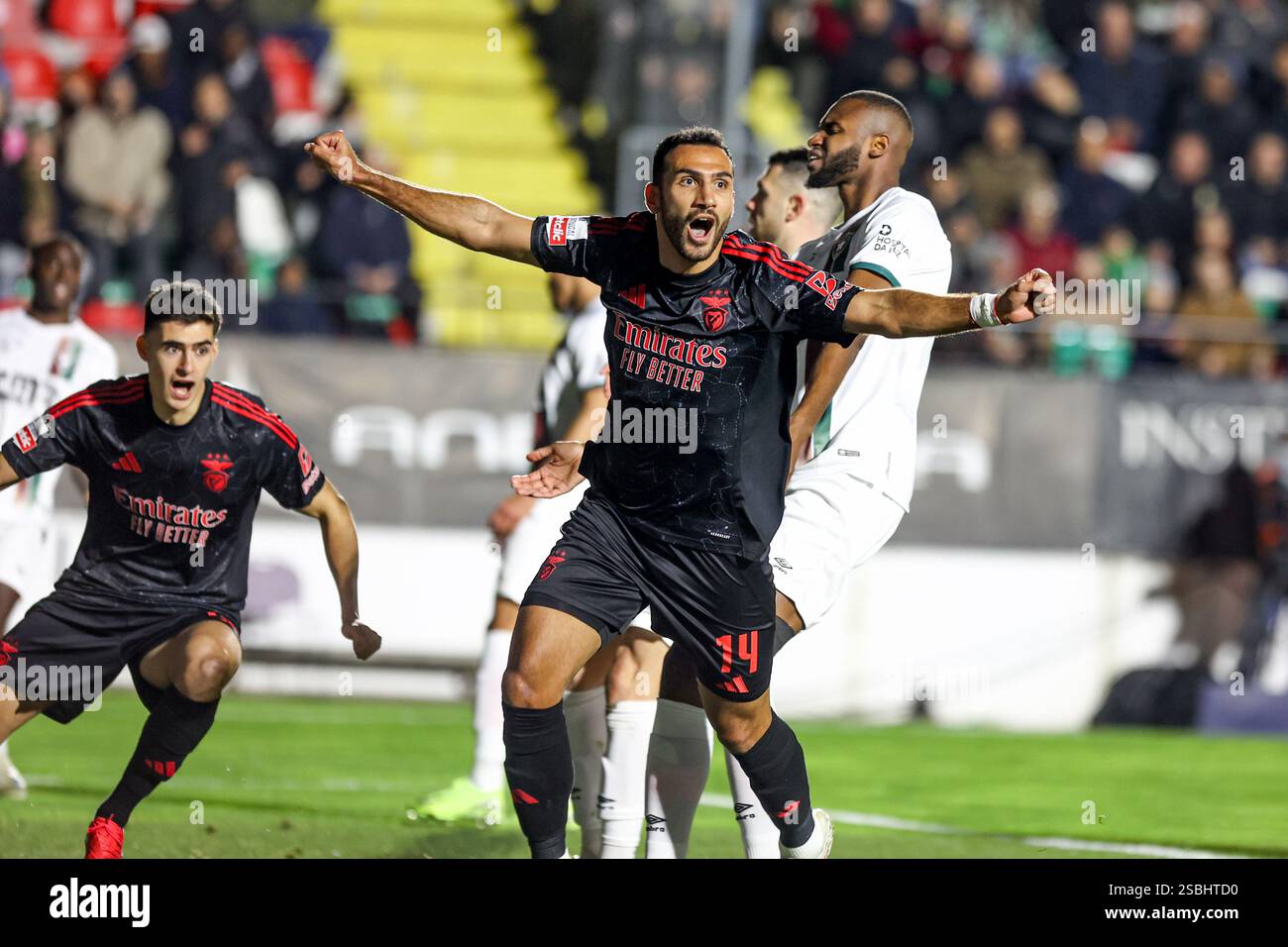 Vangelis Pavlidis forward of SL Benfica celebrates after scoring a goal ...