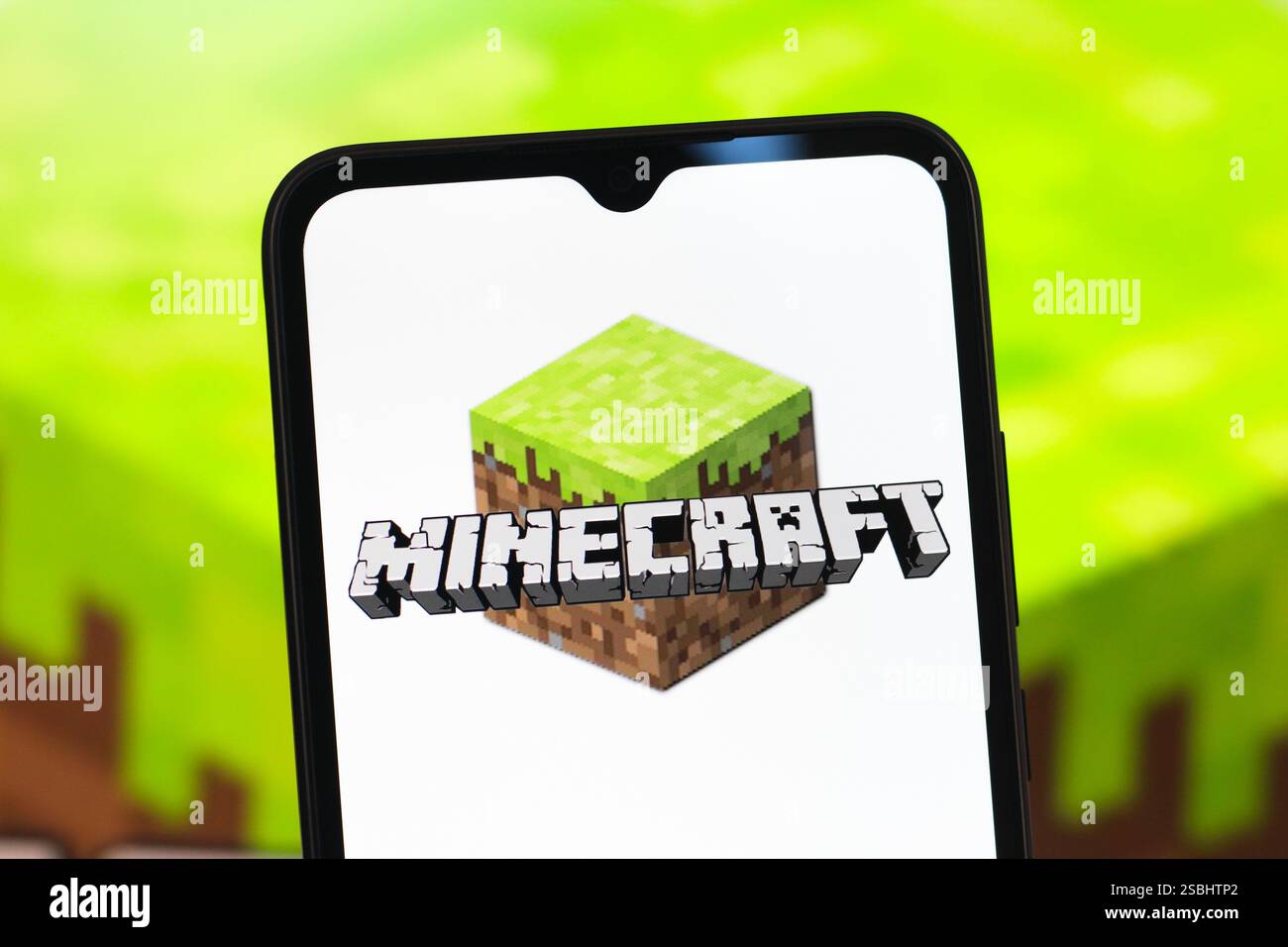 Canada. 03rd Feb, 2025. In this photo illustration, the Minecraft logo ...