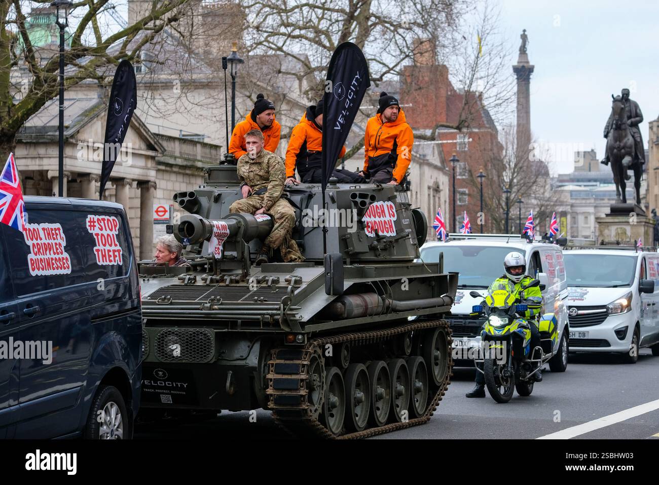 London, UK. 3rd February, 2025. Over 300 tradespeople from all over the ...